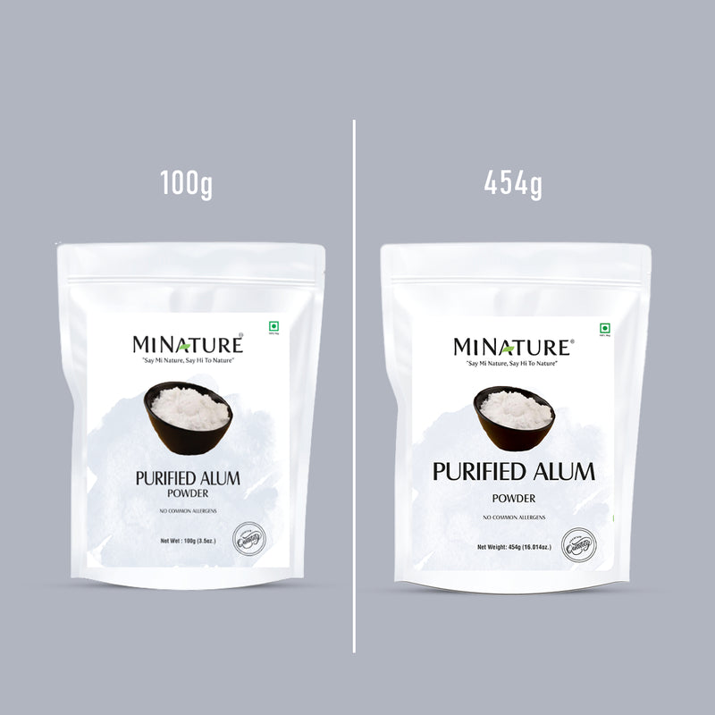 Alum Powder with Antibacterial Benefits for Skin | MINATURE ...