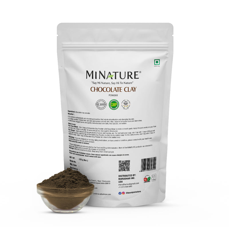 Chocolate Clay Powder To Detox, Exfoliate, and Brighten Skin | MINATURE ...