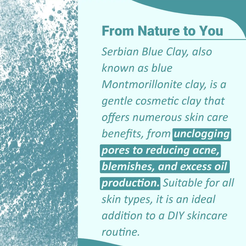 Serbian Blue Clay for Dark Underarms and Pigmentation | MINATURE ...