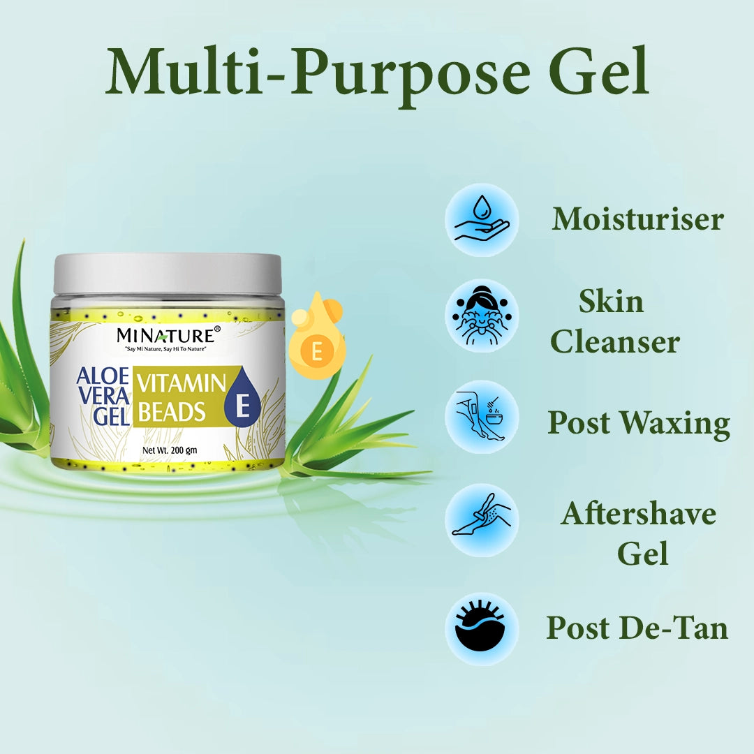 Refresh your skin with the burst of Vitamin E beads and Aloe Vera Gel ...